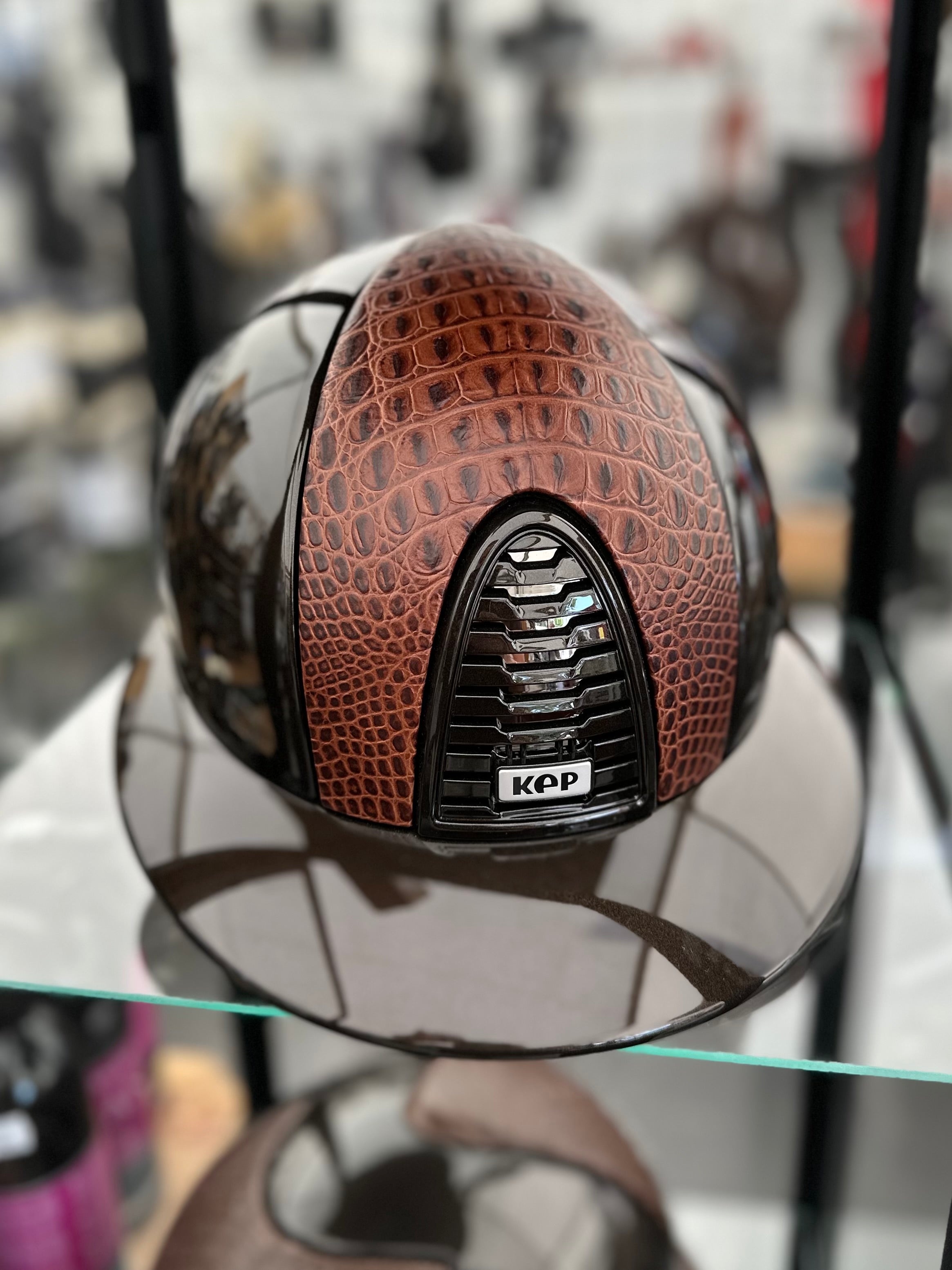 KEP Italia Cromo 2.0 - Shine Brown Python Polo – Noble Ride